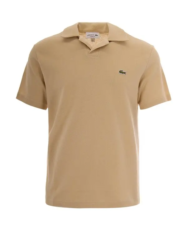 Lacoste Trendy Linen Blend Polo For Edition - Millet