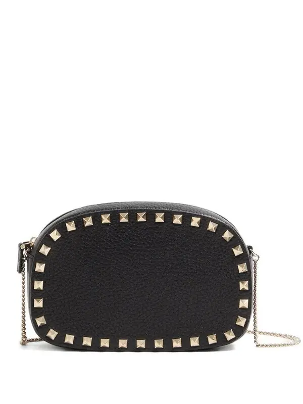 Valentino Garavani Chic Mini Handbag With Rockstud Accents - Nero