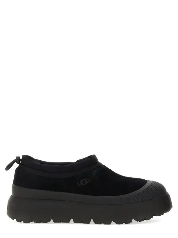 UGG Tasman Weather Hybrid Waterproof Suede Slip-on - Black