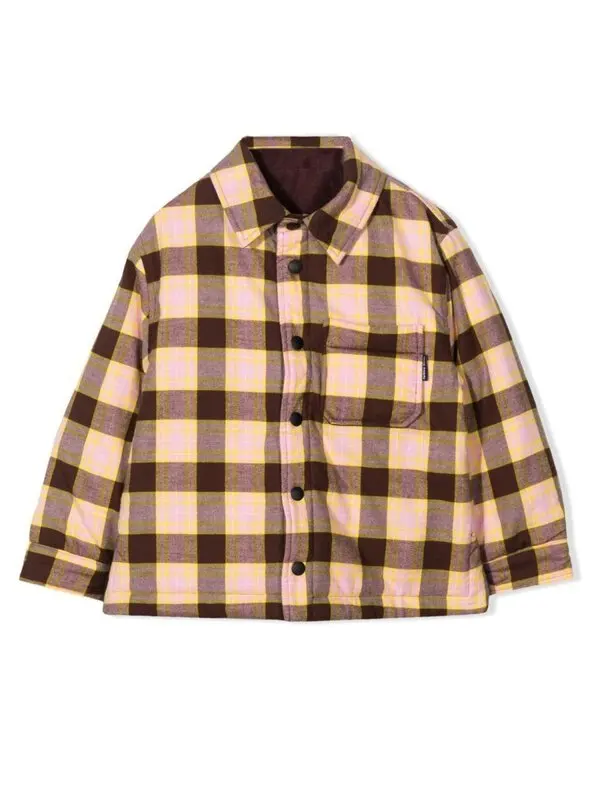 Palm Angels Reversible Padded Mini Shirt - Multicolour