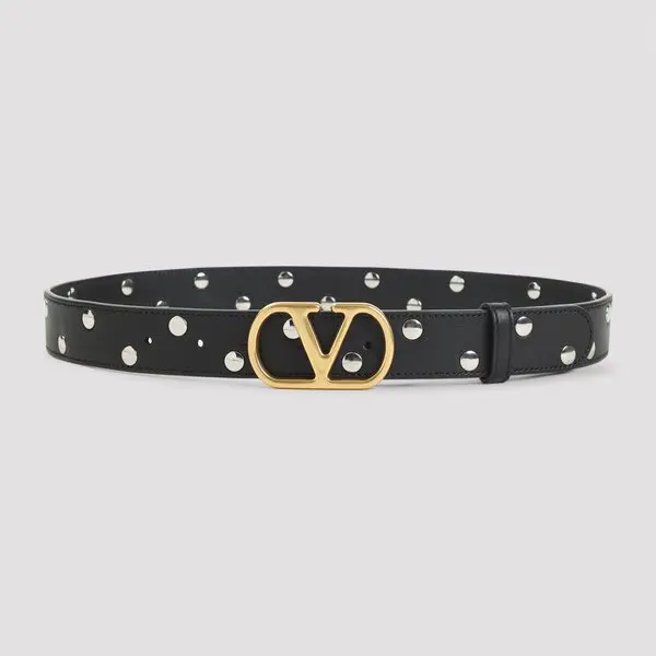 Valentino Garavani Buckle Belt - Black