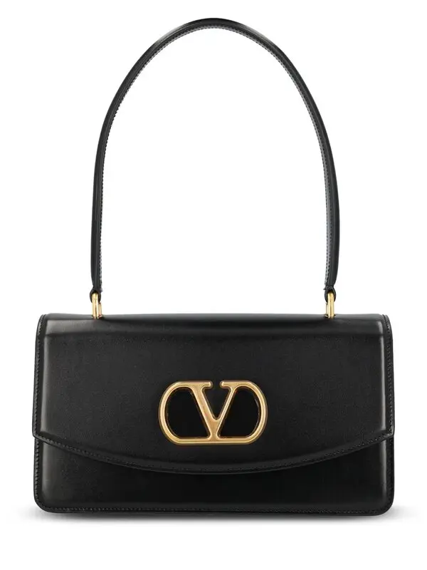 Valentino Garavani Mini Handbag With Antique Gold Hardware - Black