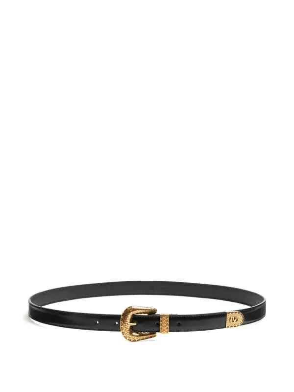 Valentino Garavani Vlogo Signature Belt - Black