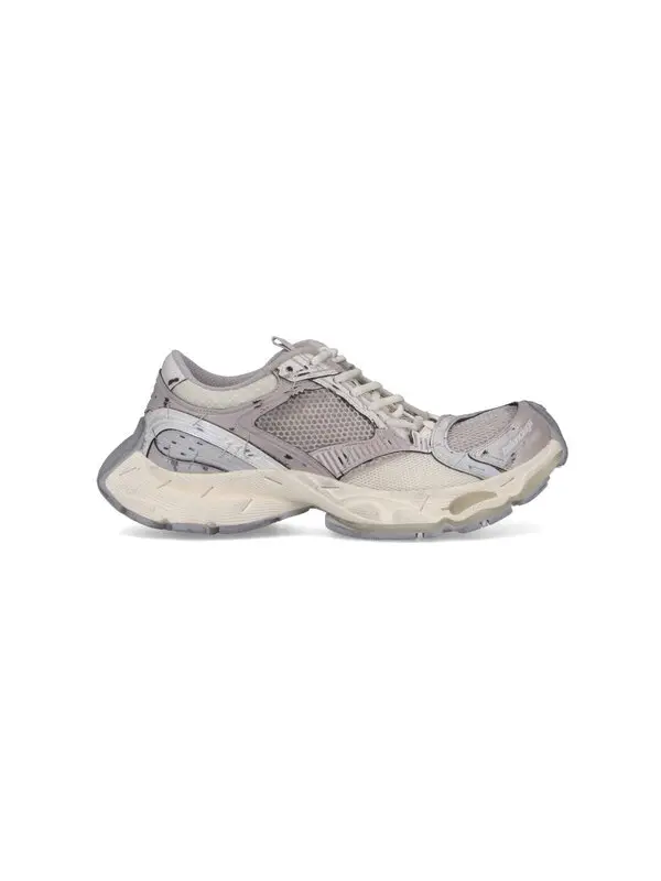 Balenciaga Stapler Sneakers - Beige