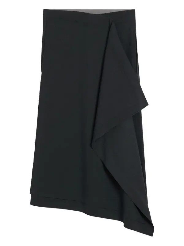AMI Paris Wool "wrapped" Skirt