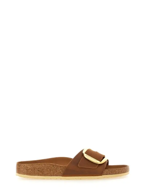 BIRKENSTOCK Narrow Fit Sandal With 3 Cm Rubber Sole - Brown