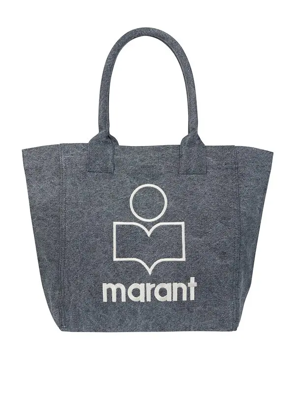 Isabel Marant Étoile Tote Bag With Logo - Nero