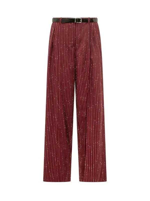 Dolce & Gabbana Striped Wide-leg Trousers