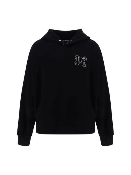 Palm Angels Pa Monogram Embroidered Hoodie