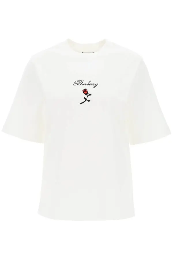 Burberry Cotton Logo T-shirt - White
