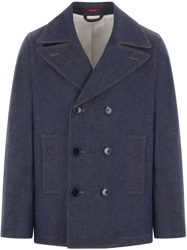 Gucci Cotton Denim Jacket With Horsebit Detail