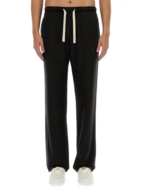 Palm Angels Monogram Travel Pants - Black