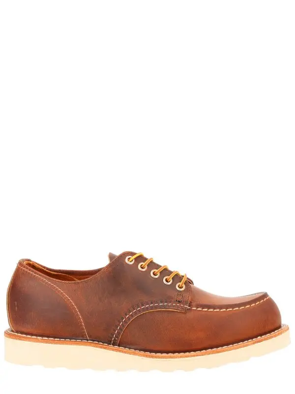 Red Wing Moc Toe Oxford Loafers - Brown