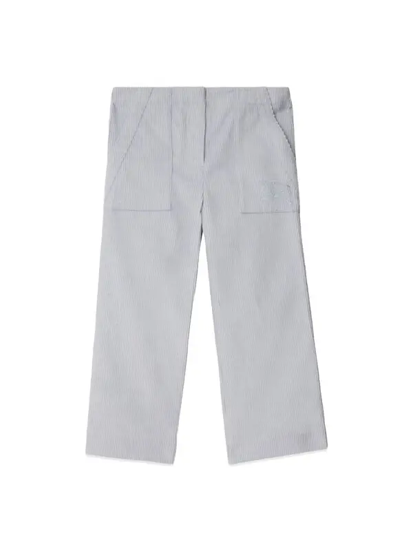 Burberry Boys' Embroidered Cotton Corduroy Trousers