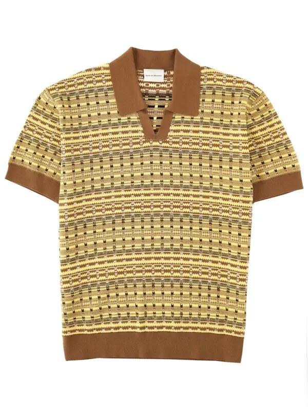 Drole De Monsieur V-neck Polo Shirt