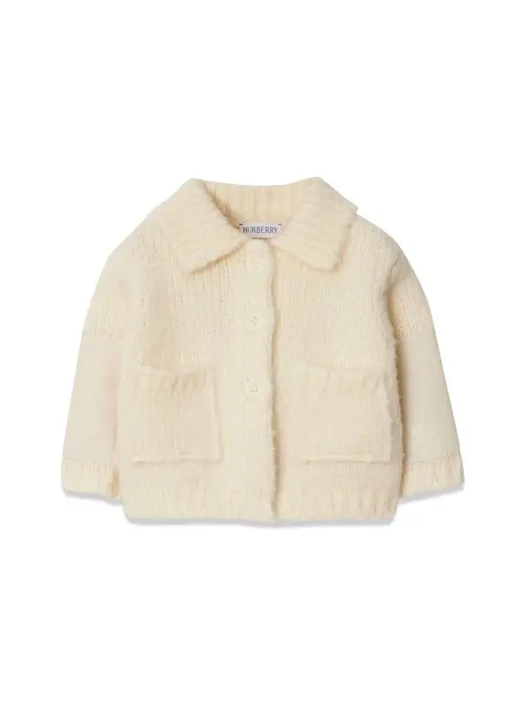 Burberry Gabardine Trench Coat - White