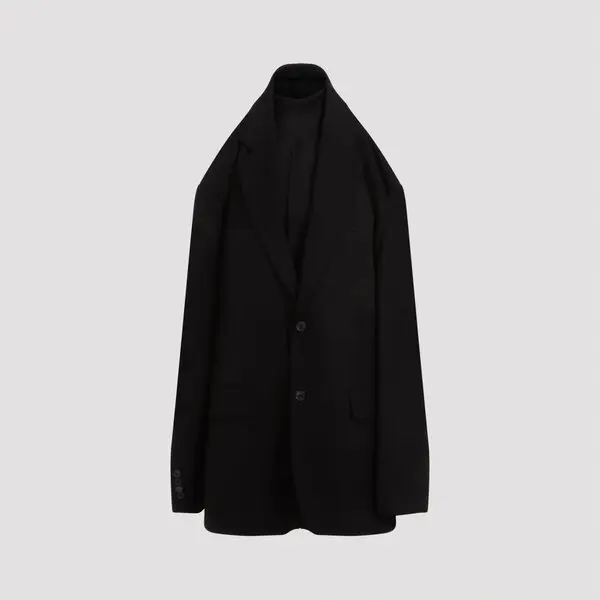 Balenciaga Suspended Tailored Dress - Black