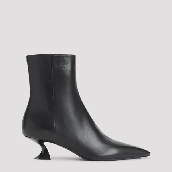 LANVIN Midnight Step Ankle Boot In Leather