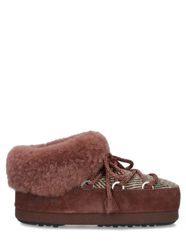 Moon Boot Chic Mini Clog Boot - Marrone
