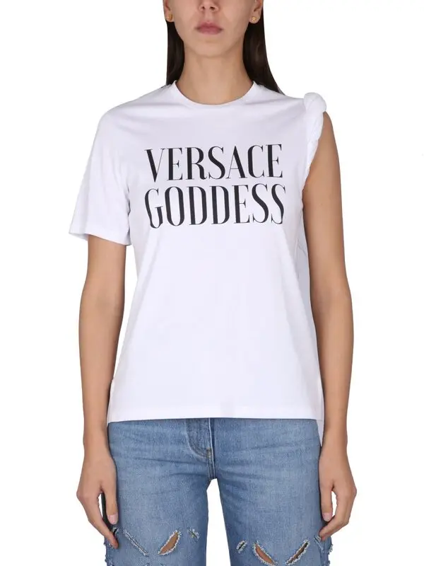 Versace Graphic Print T-shirt - White