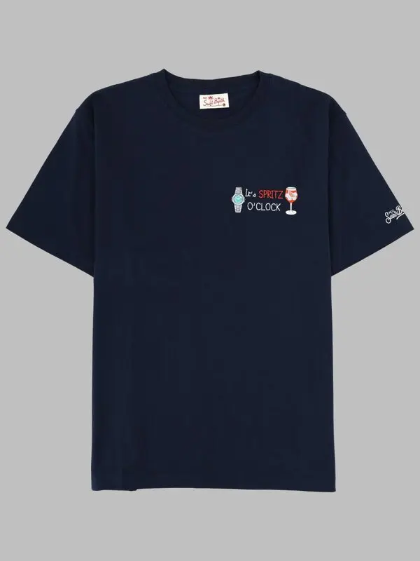 MC2 SAINT BARTH T-shirt With Embroidered Design