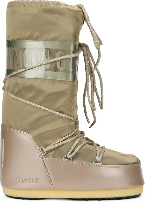 Moon Boot Icon Glance Tall Boots - Beige