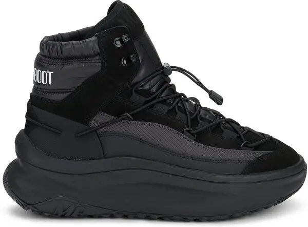 Moon Boot Xlace Mid Sneakers - Black