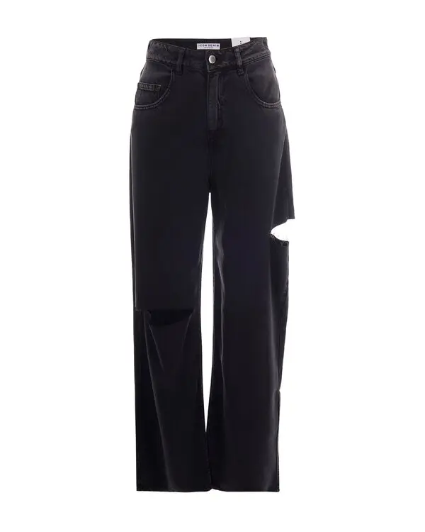 ICON DENIM LOS ANGELES Classic Mini Fit Jeans - Black