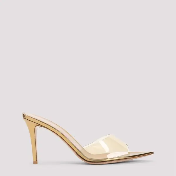 GIANVITO ROSSI Elle 85 Mules - Metallic