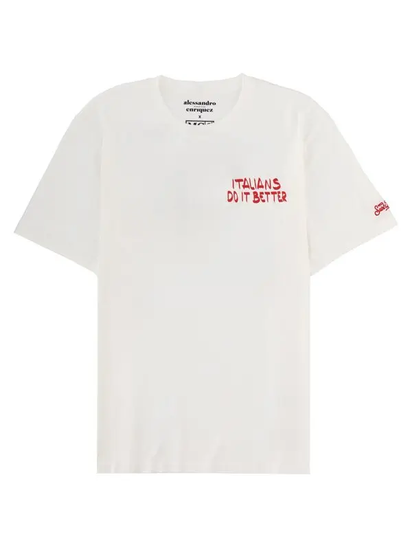 MC2 SAINT BARTH Cotton T-shirt Summer 2026 Collection - White