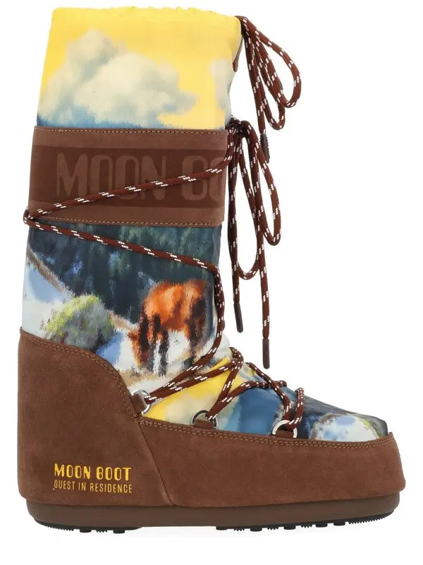 MOON BOOT PER GUEST IN RESIDENCE Stivale Icon High Postcard