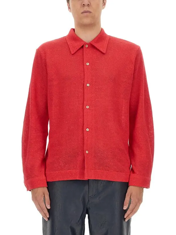 Séfr Garcia Buttoned Shirt - Red