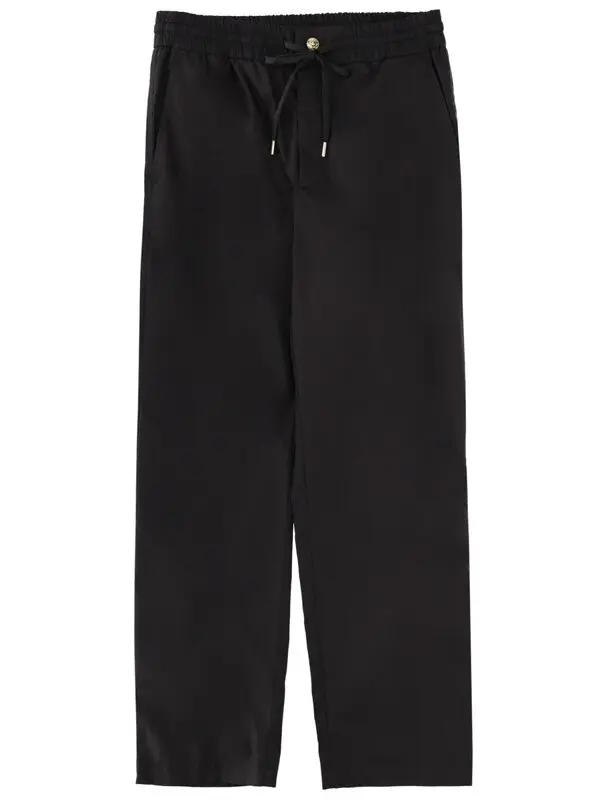 Versace Relaxed Fit Joggers With Drawstring - Black