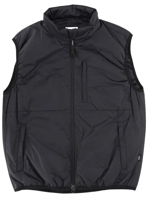 Aspesi Zip-up Padded Gilet - Black