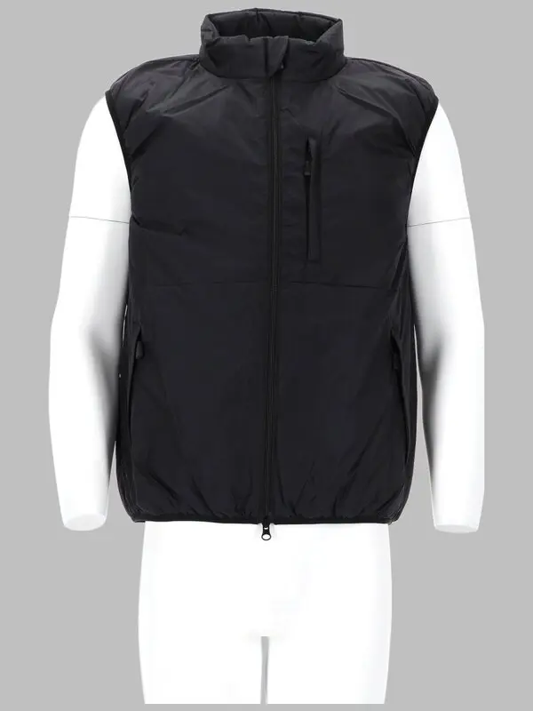 Aspesi Sleeveless Zip-up Vest - Black