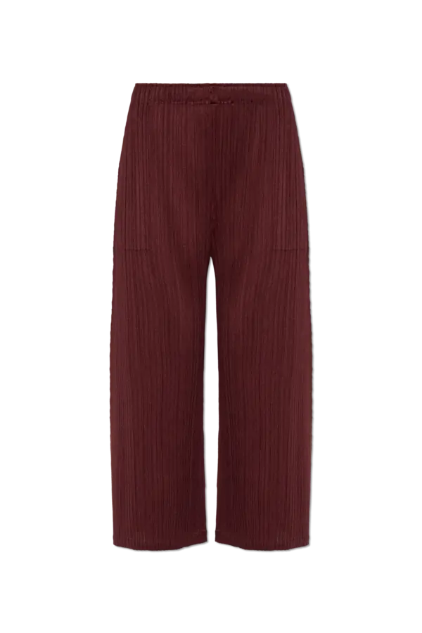 Issey Miyake Pleated Wide Leg Pants - 84