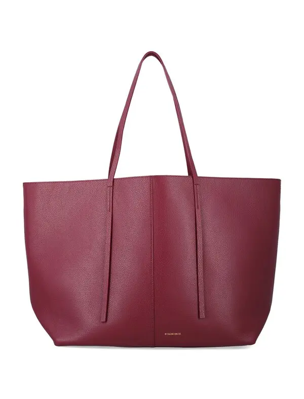 BY MALENE BIRGER Abilla Leather Tote - Cabernet