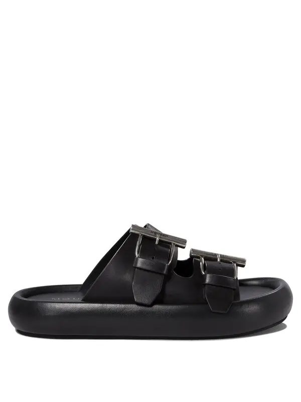 Alexander McQueen Hybrid Double Buckle Sandals