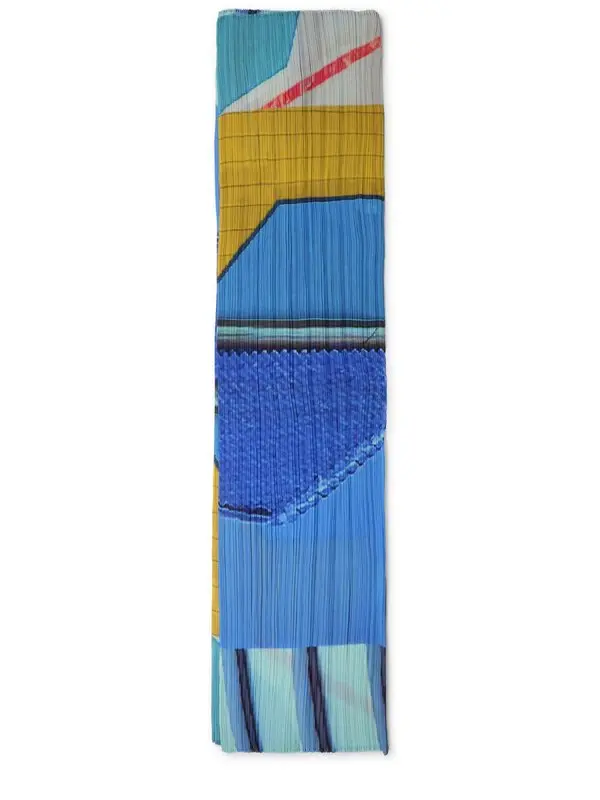 Issey Miyake Pleated Mini Scarf - Multicolour