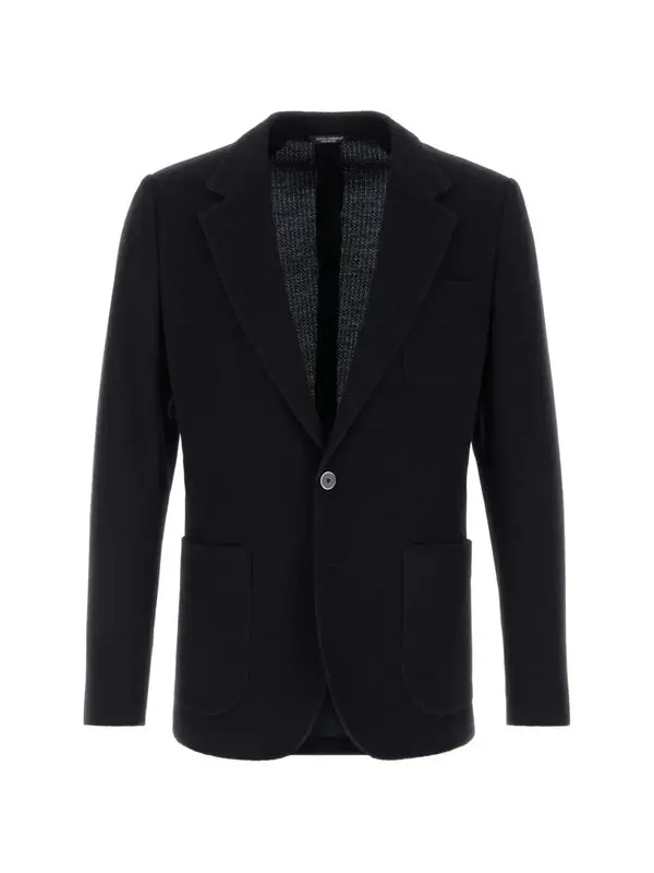 Dolce & Gabbana Single Breasted Jacket - Darkblue