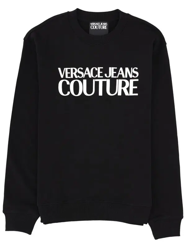 Versace Logo Sweatshirt - Black