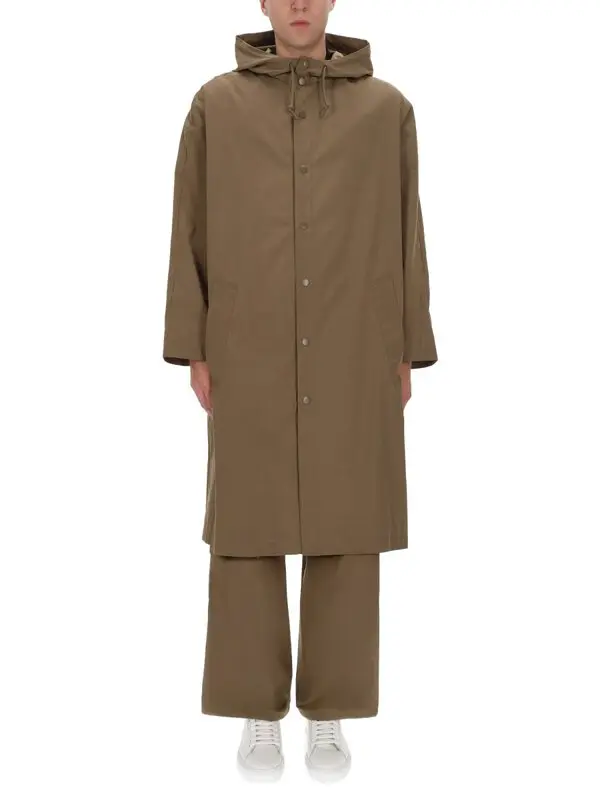 A.p.c. Hooded Trench Coat - Brown