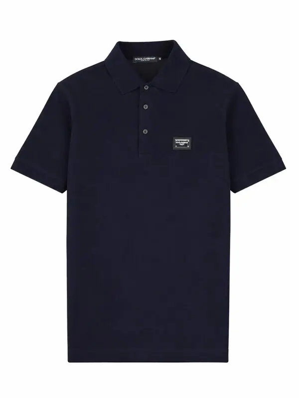Dolce & Gabbana Polo With Painttch Logo