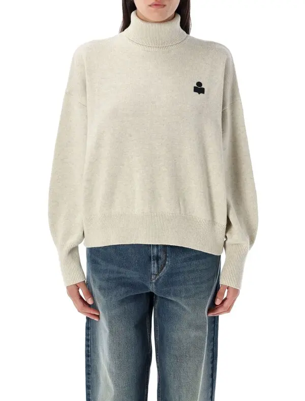MARANT ETOILE High Neck Sweater - Grey