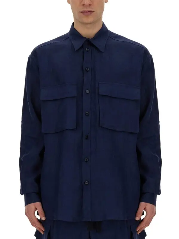 Dolce & Gabbana Linen Shirt - Blue