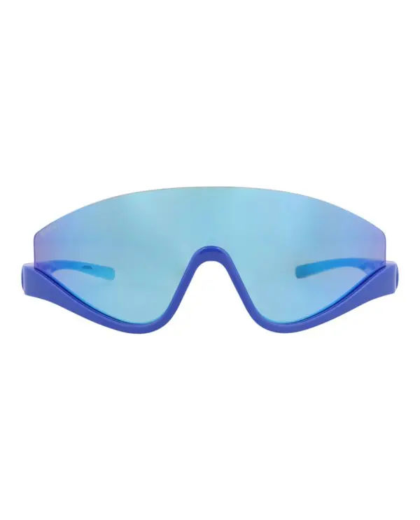 Gucci Shield Wrap Sunglasses - Blue