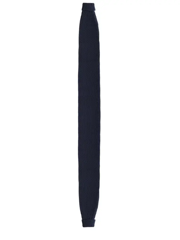 You Must Create Knitted Scarf - Blue