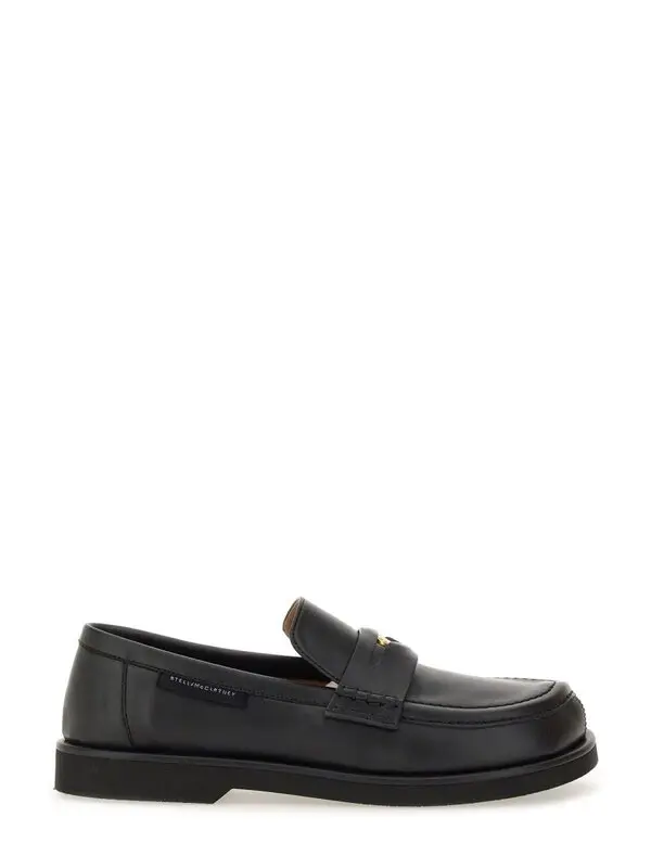 Stella McCartney Leather Loafers - Black