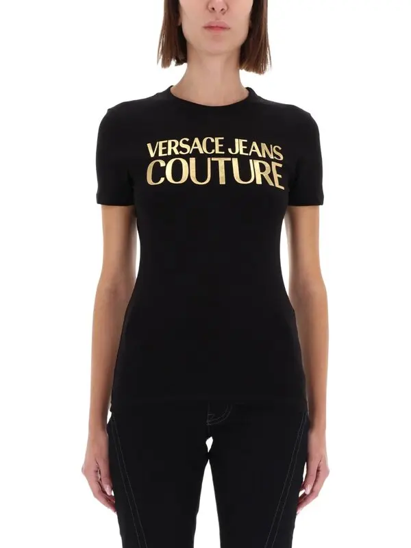 Versace Cotton Blend T-shirt - Black