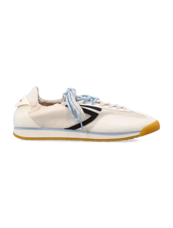 PURAAI Contemporary Vegan Lace-up Sneakers - White
